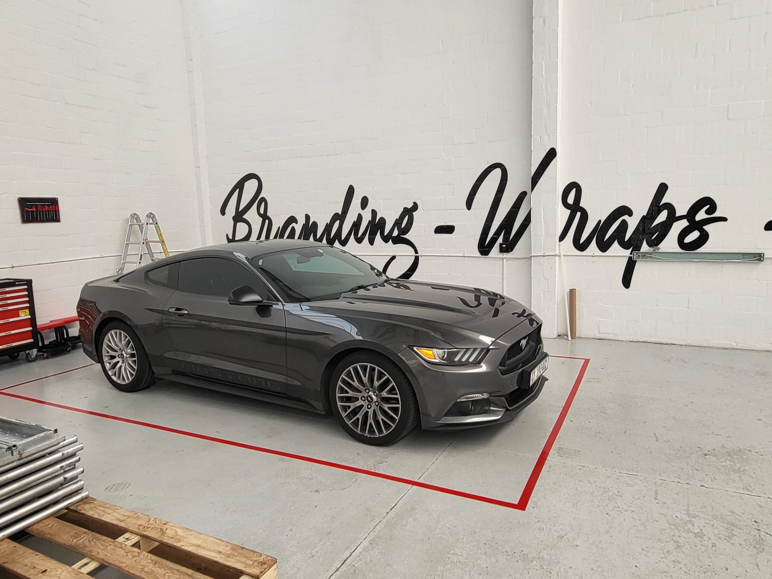 Matte Magic: Mustang Color Transformation Wrap → Signwraps